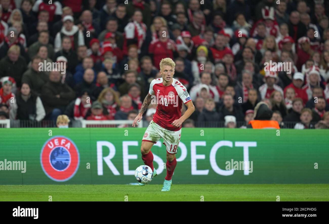 Daniel Wass of Denmark during Denmark against Austria, World Cup ...
