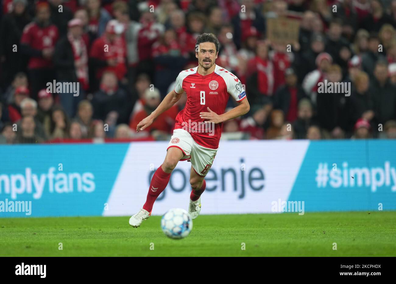 Thomas Delaney of Denmark during Denmark against Austria, World Cup ...