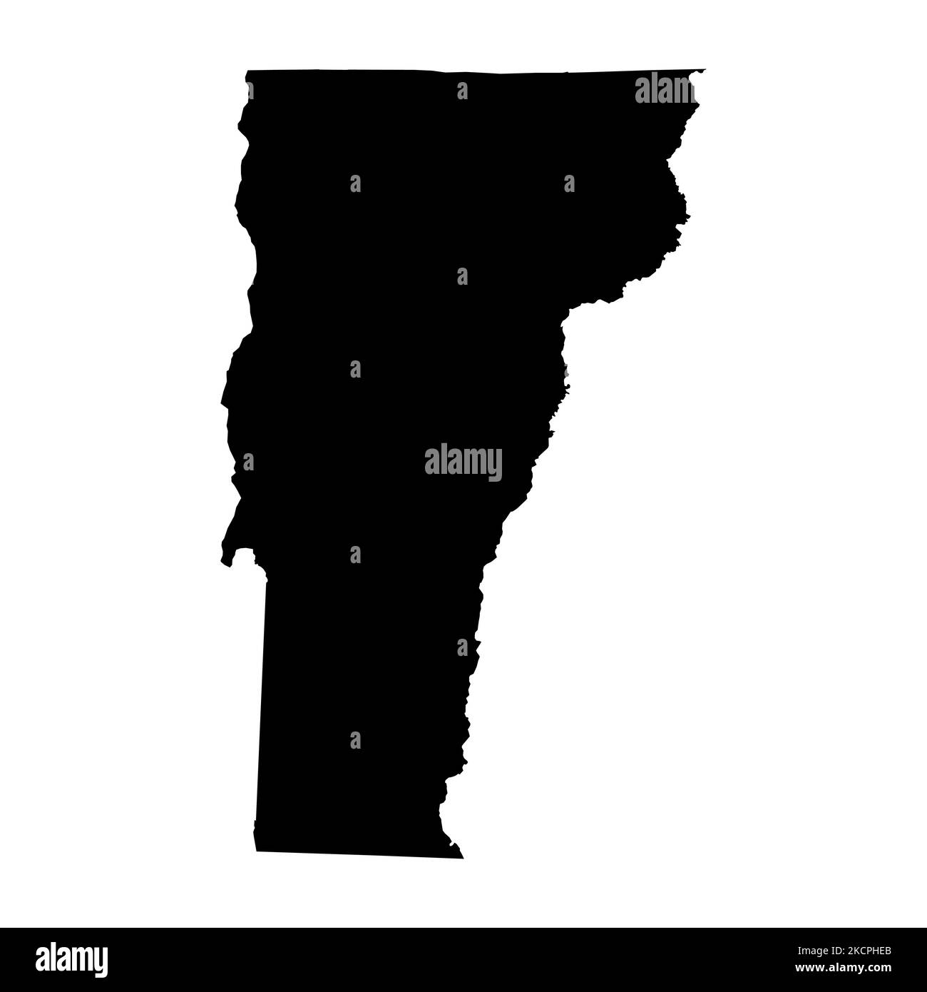 Vermont map shape, united states of america. Flat concept icon symbol ...
