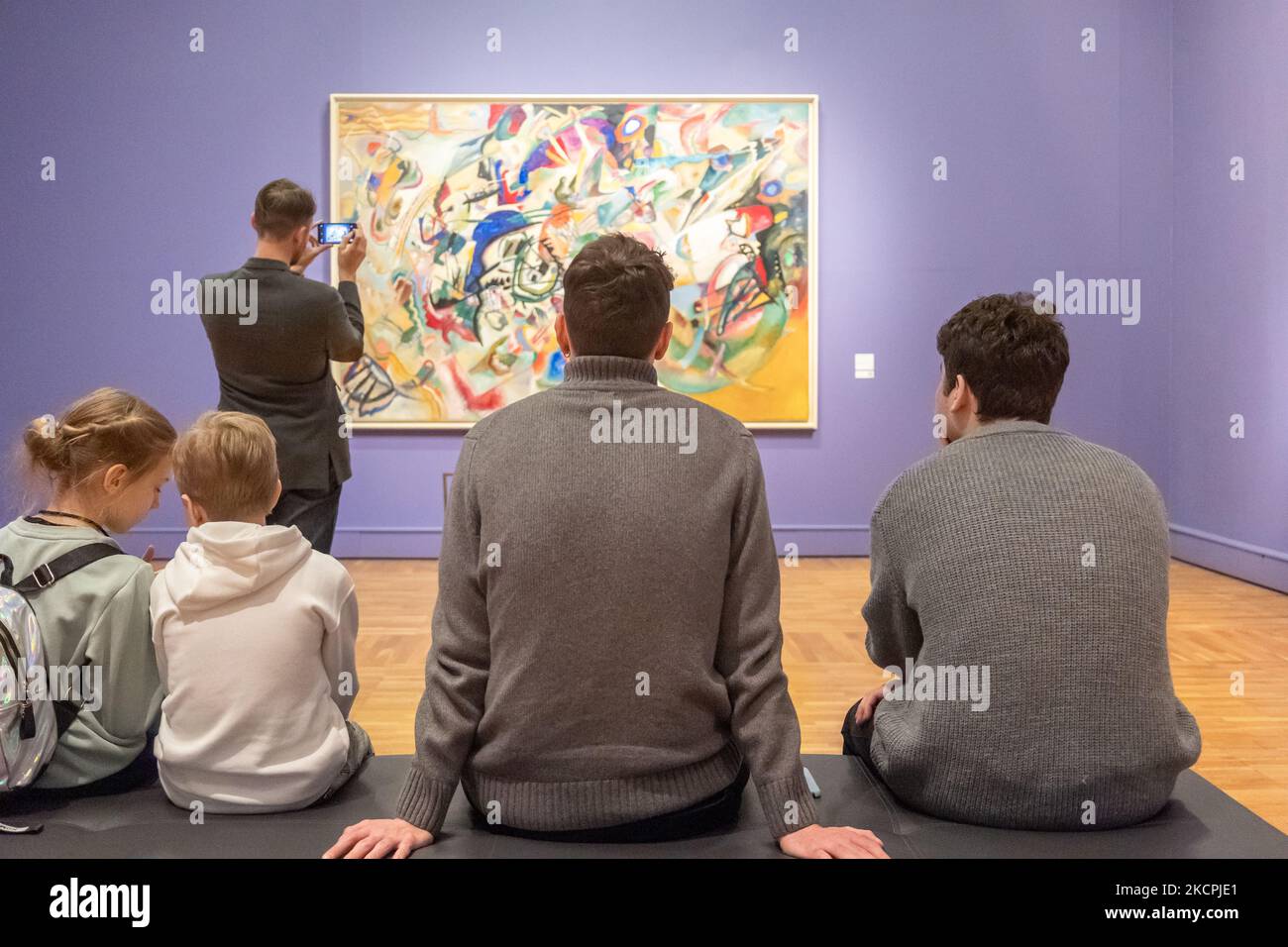 Moscow, Russia - April 2, 2022: State New Tretyakov Gallery on Krymsky ...