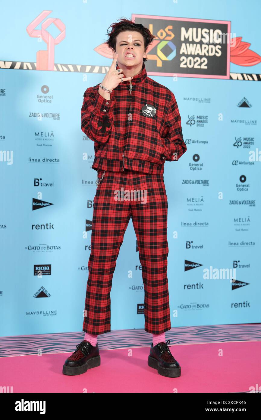 Dominic Richard Harrison, known professionally as YUNGBLUD attends the ...
