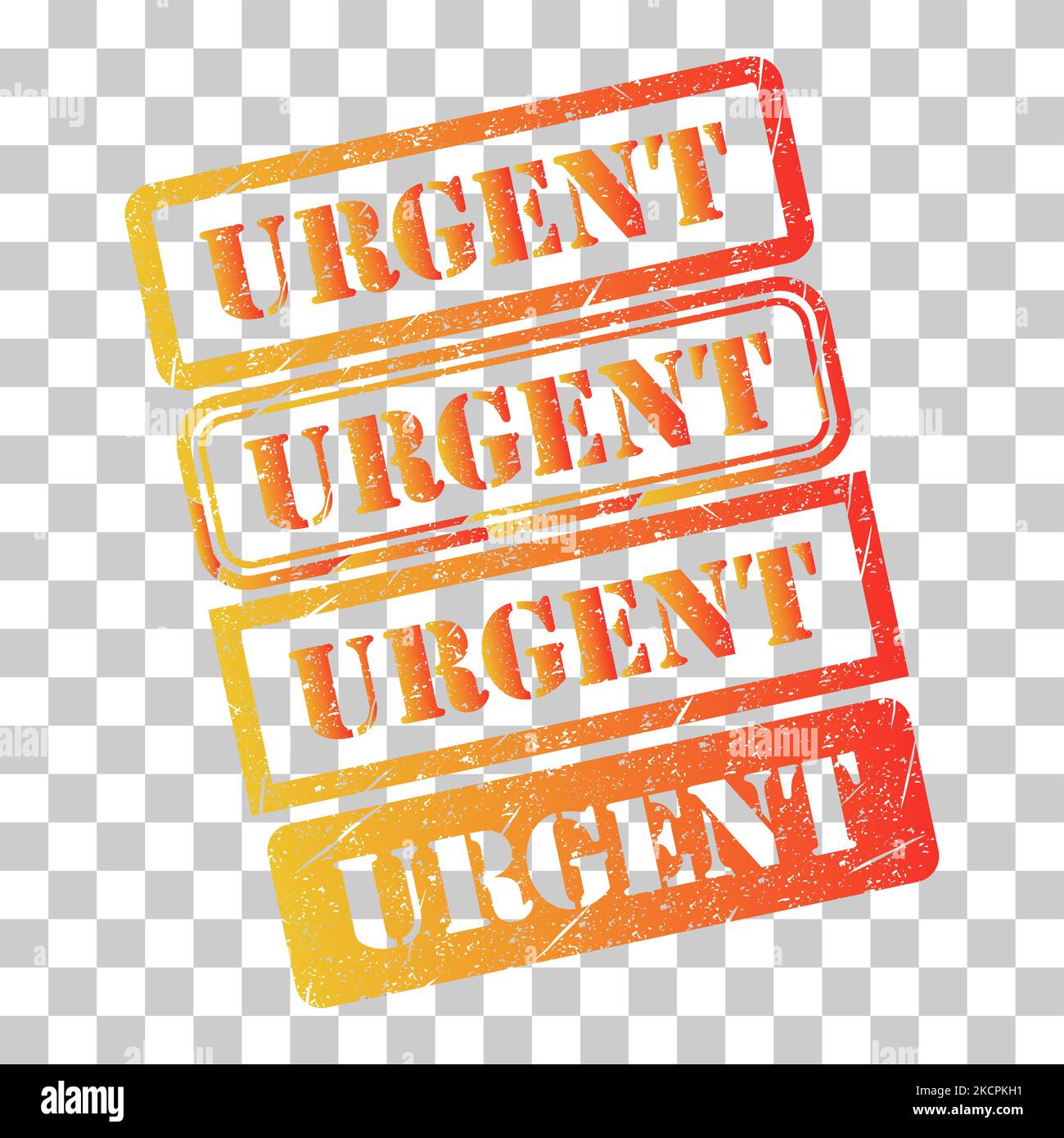 Set of Urgent stamp symbol, label sticker sign button, text banner ...