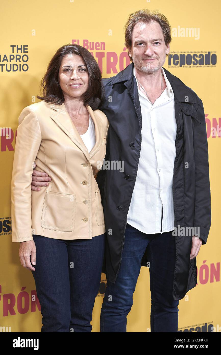 Alicia Borrachero, Ben Temple attends the 'El buen patron' movie ...