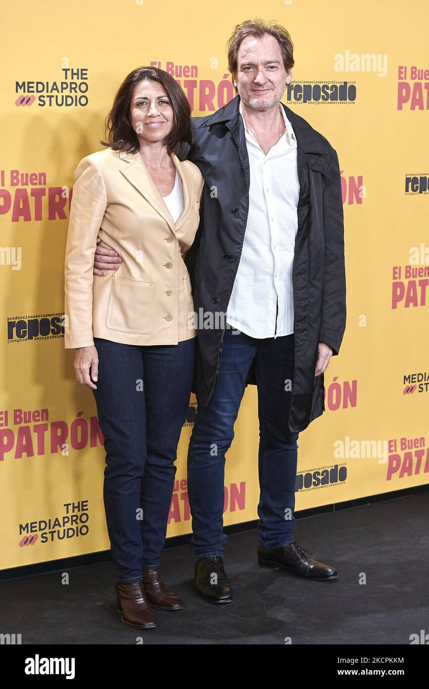 Alicia Borrachero, Ben Temple attends the 'El buen patron' movie ...