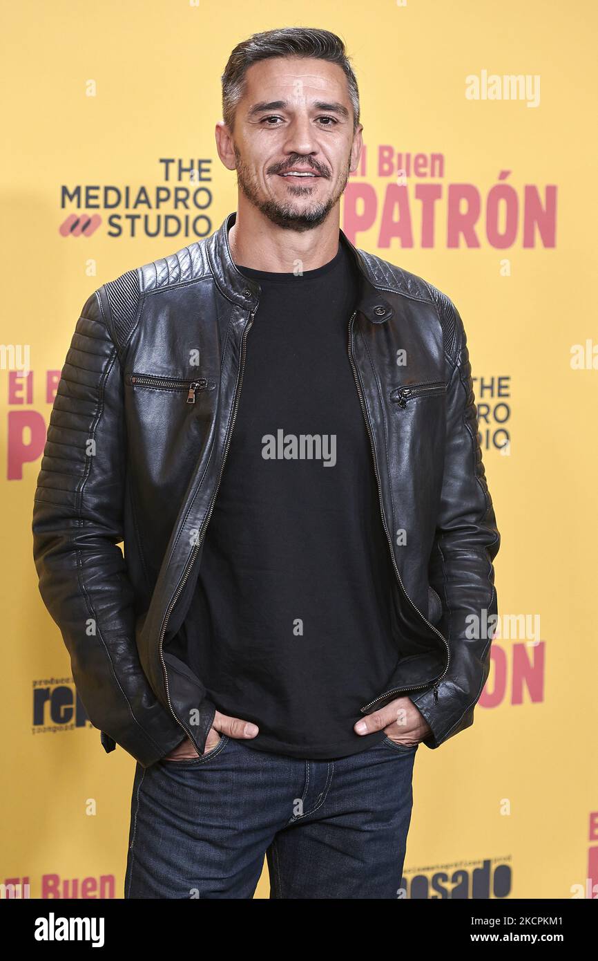 Juan Carlos Librado attends the 'El buen patron' movie premiere at ...