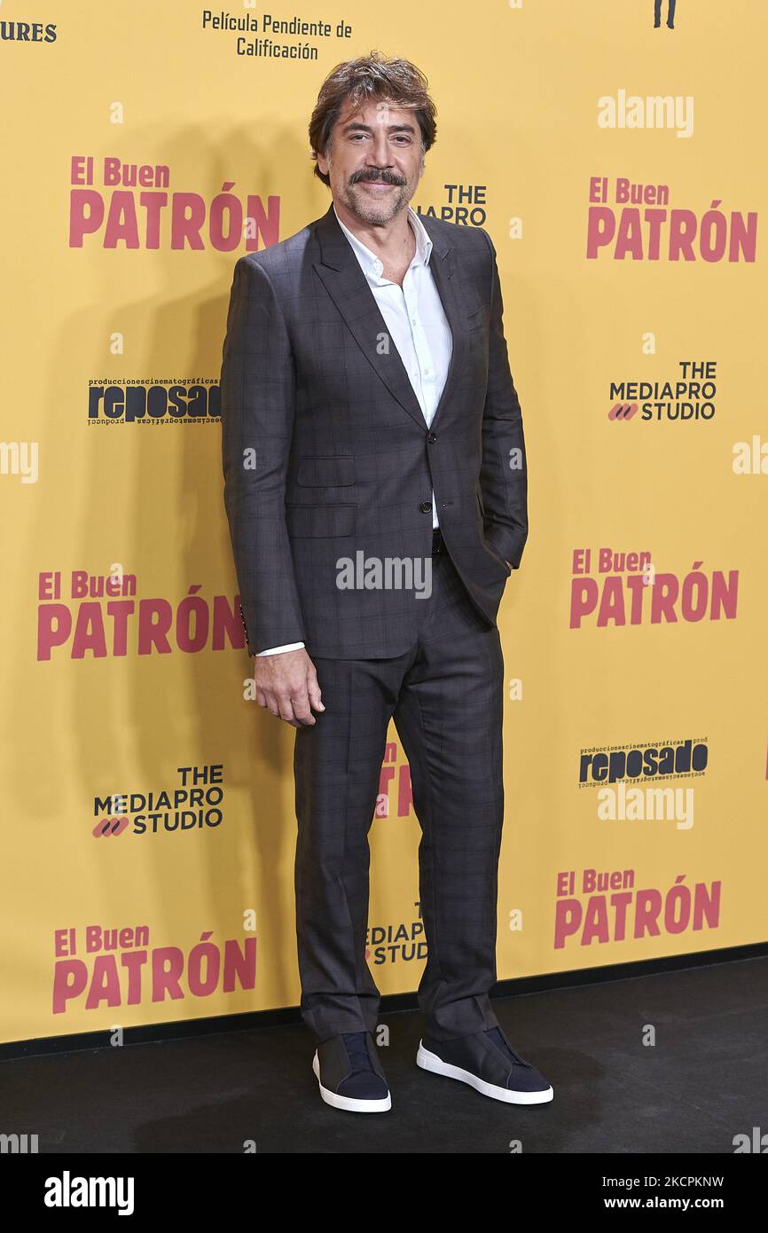 Javier Bardem attends the 'El buen patron' movie premiere at Callao ...