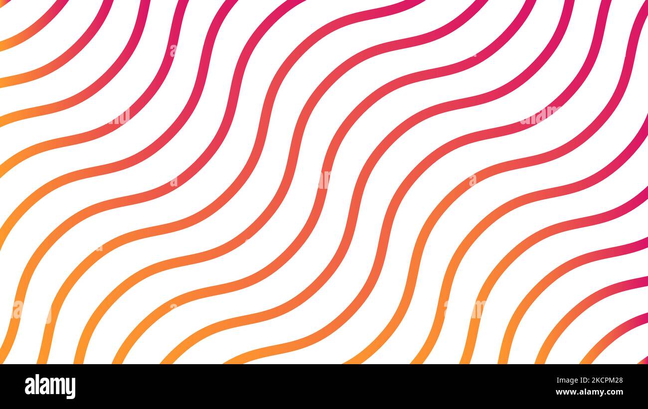 Curve Repeat Line Pattern Graphic Abstract Retro Template Art Vector