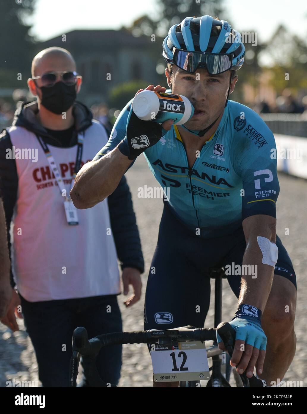 Alexey Lutsenko of Kazakhstan and Astana Team after winning the ...