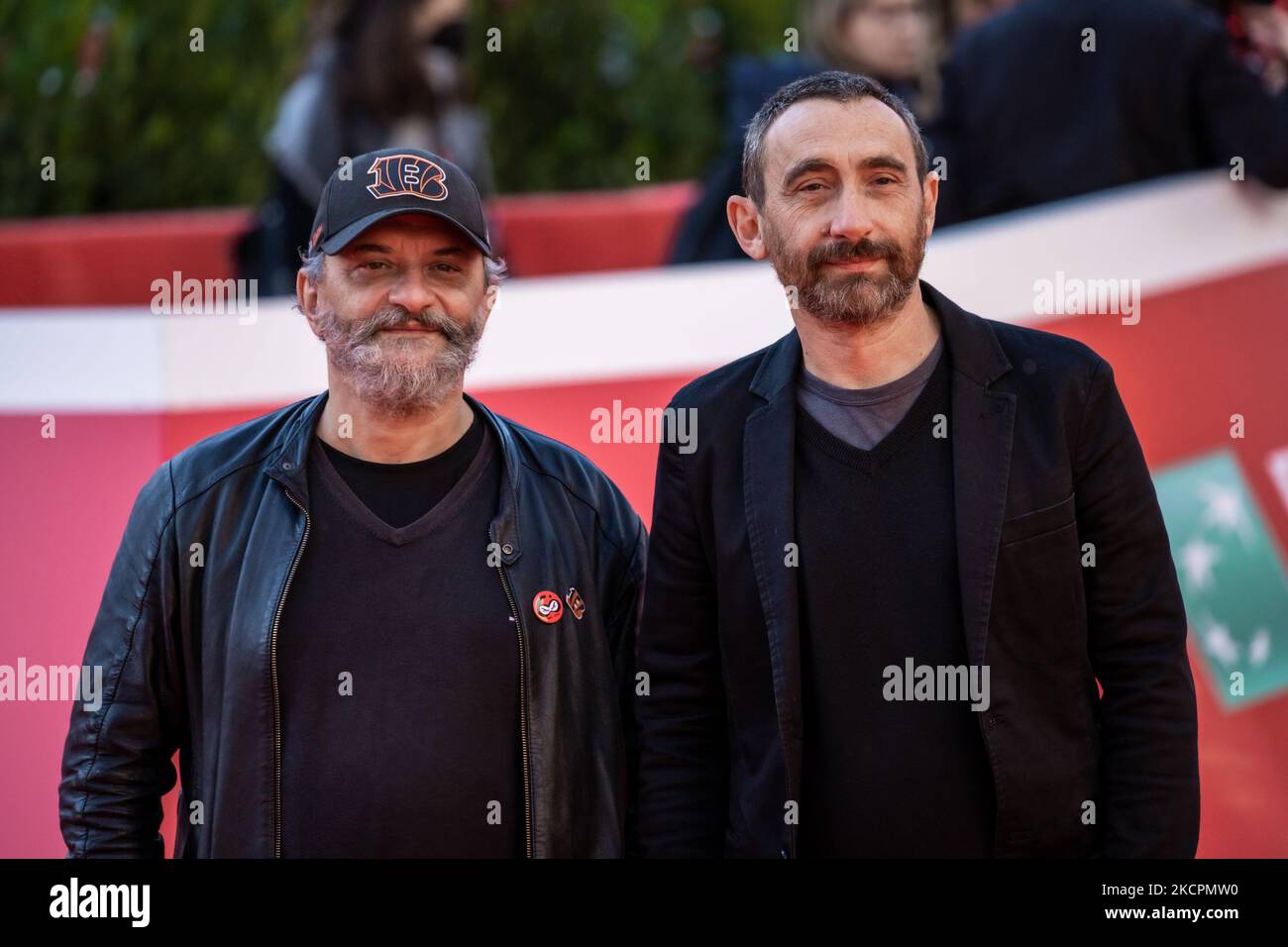 Marco Manetti and Antonio Manetti, aka Manetti Bros., attend the ...