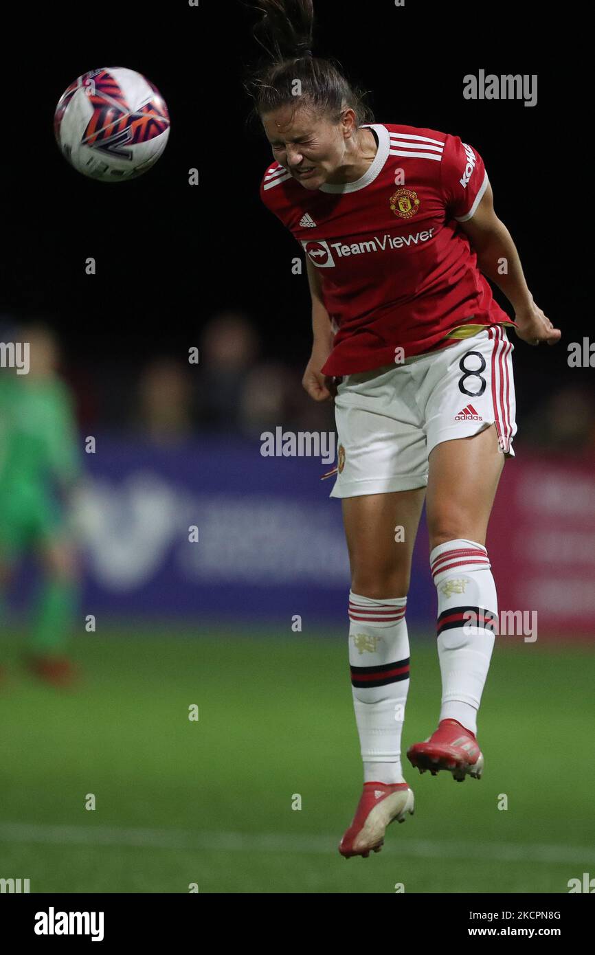 Vilde Boe Risa of Manchester United during the FA Women's Continental ...