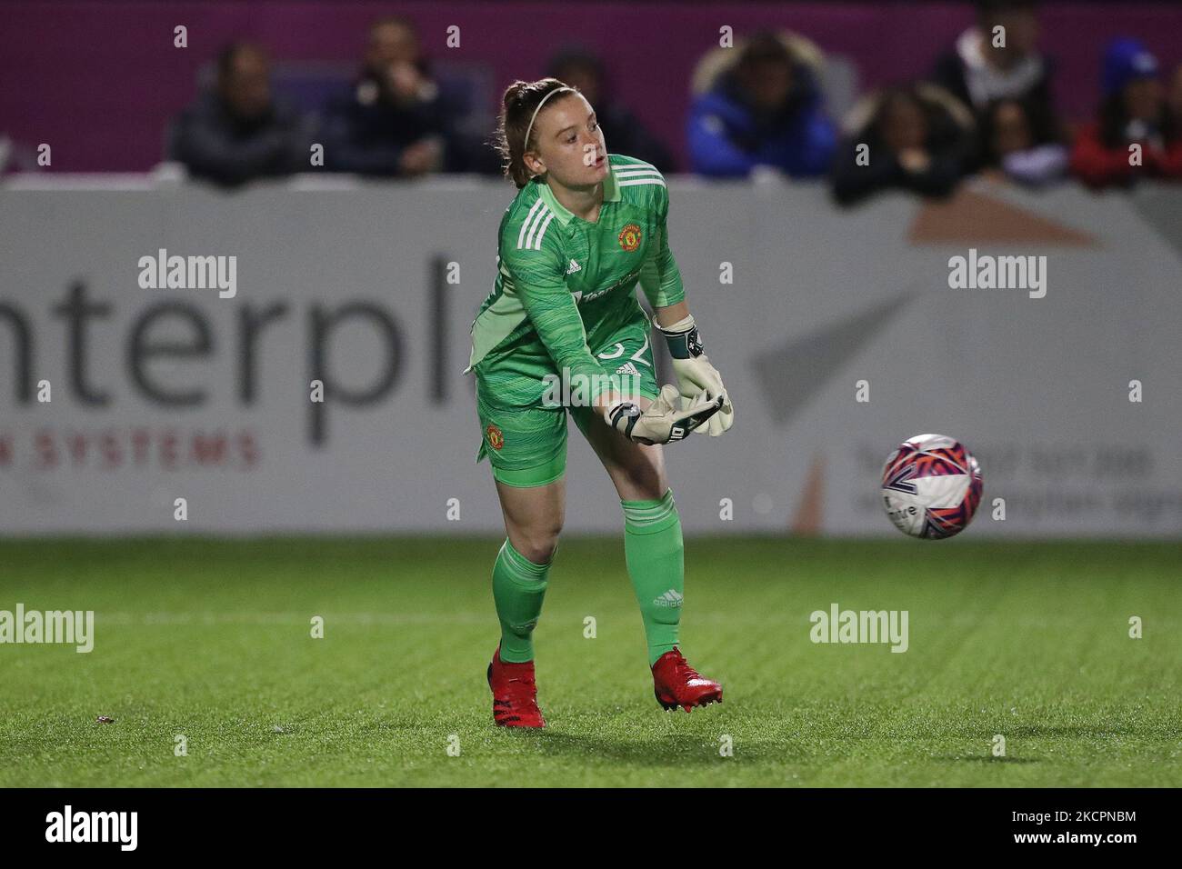 Sophie Baggaley of Manchester United during the FA Women's Continental ...