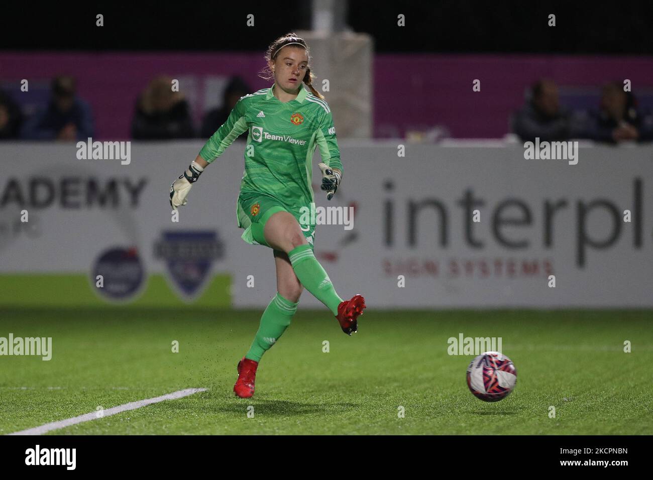 Sophie Baggaley of Manchester United during the FA Women's Continental ...