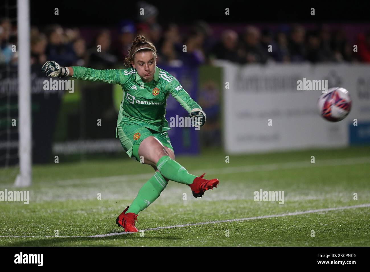 Sophie Baggaley of Manchester United during the FA Women's Continental ...