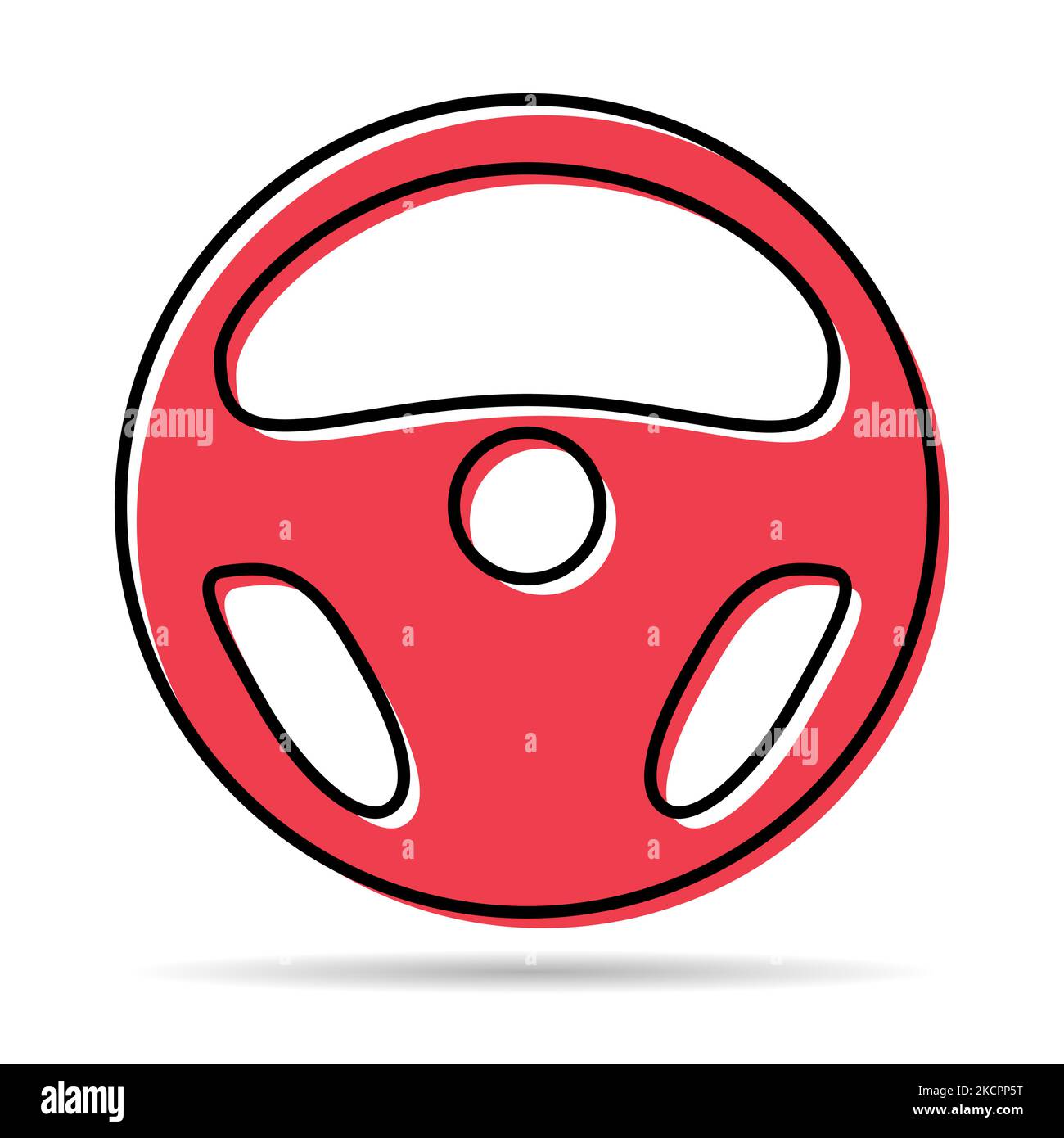 Auto car steering wheel icon, vehicle tire rim symbol, automotive race ...