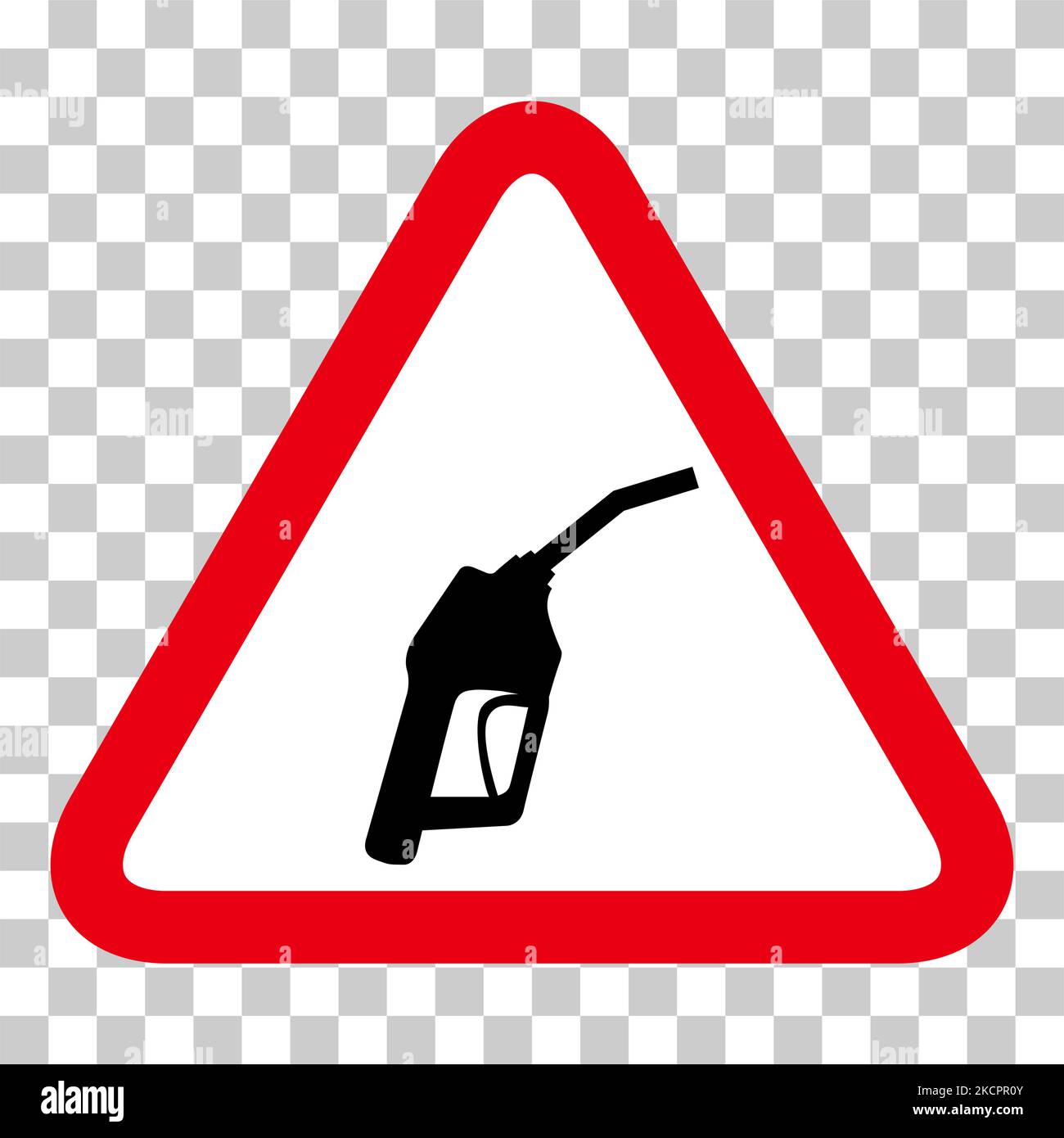 Gas station icon, nozzle isolated vector, pump gasoline design, oil ...