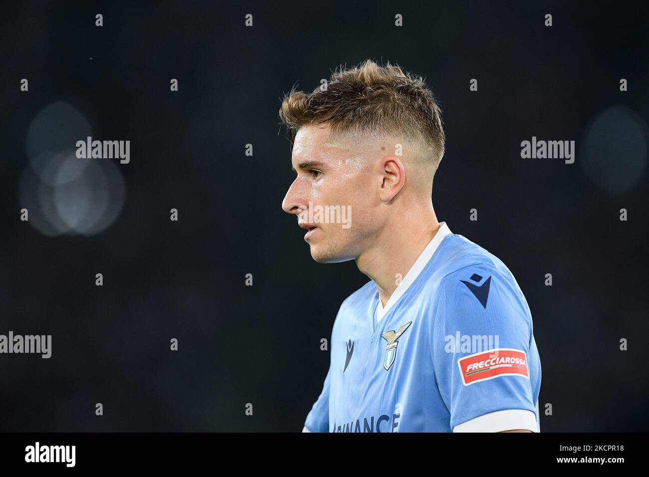 Toma Basic of SS Lazio looks on during the Serie A match between SS ...