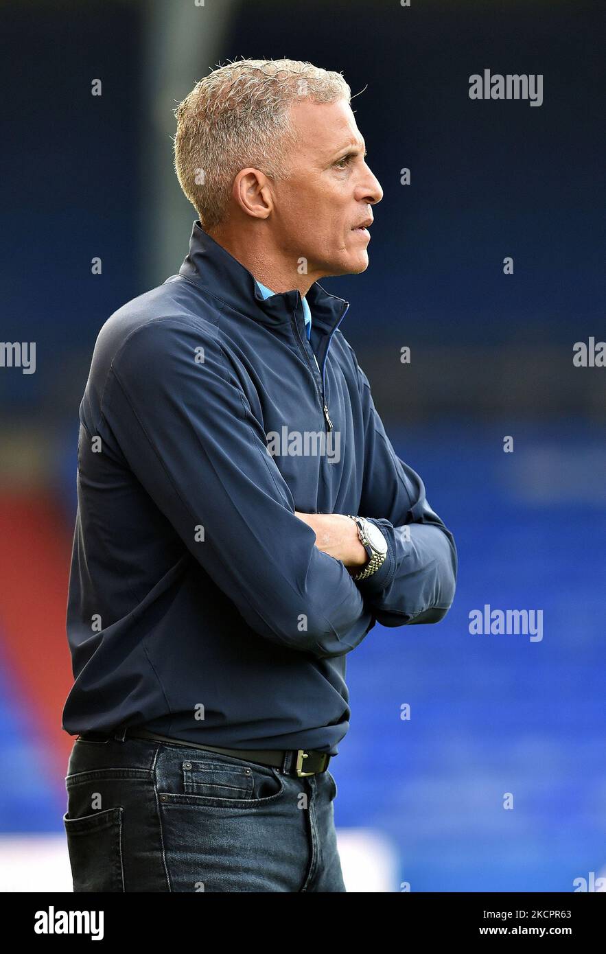 Keith Curle (Manager) of Oldham Athletic during the Sky Bet League 2 ...