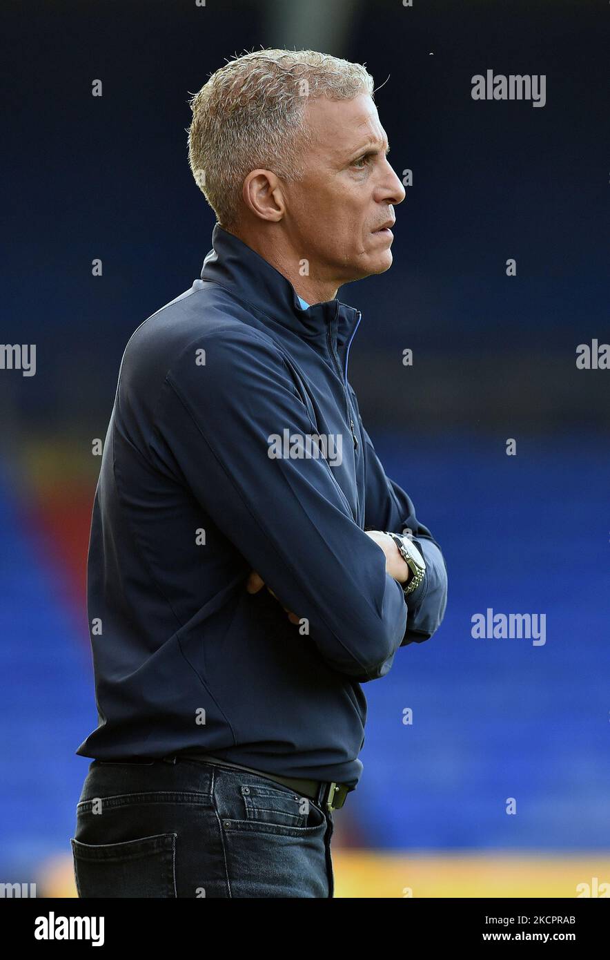 Keith Curle (Manager) of Oldham Athletic during the Sky Bet League 2 ...