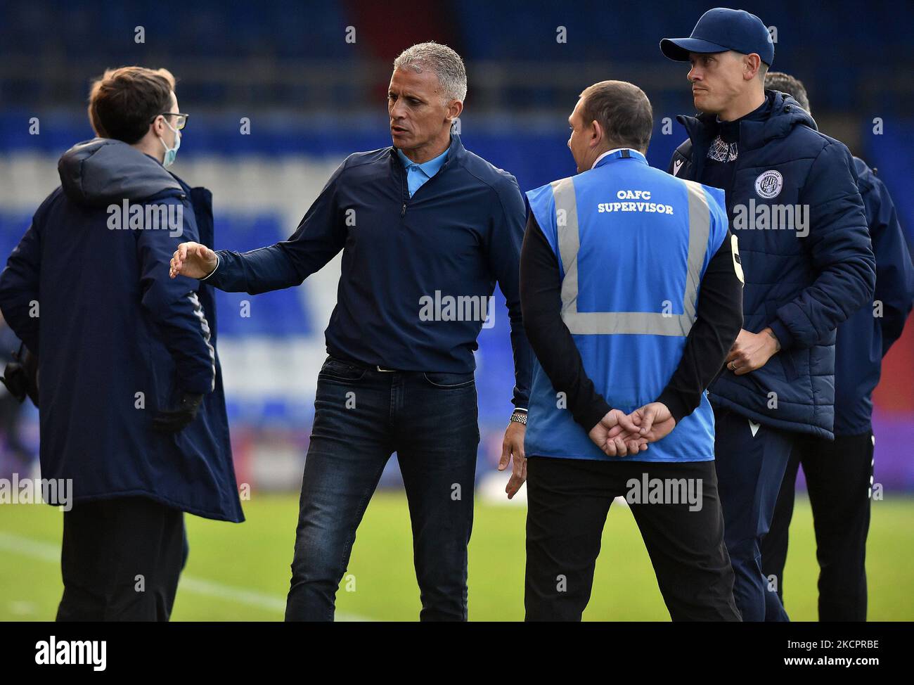 Keith Curle (Manager) of Oldham Athletic during the Sky Bet League 2 ...