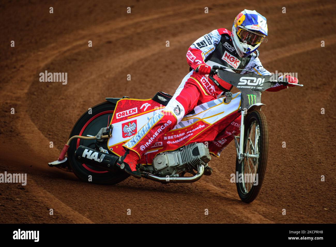 Maciej Janowski of Poland Practices during the Monster Energy FIM ...