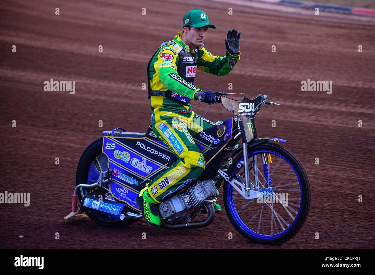 Jason Doyle of Australia on the parade during the Monster Energy FIM ...