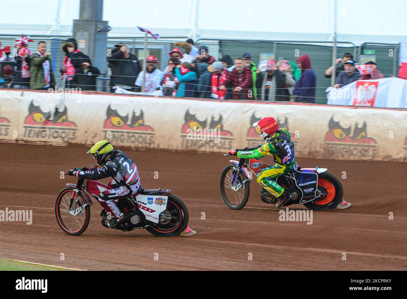 Olegs Mijailovs of Latvia (Yellow) inside Keynan Rew of Australia (Red ...