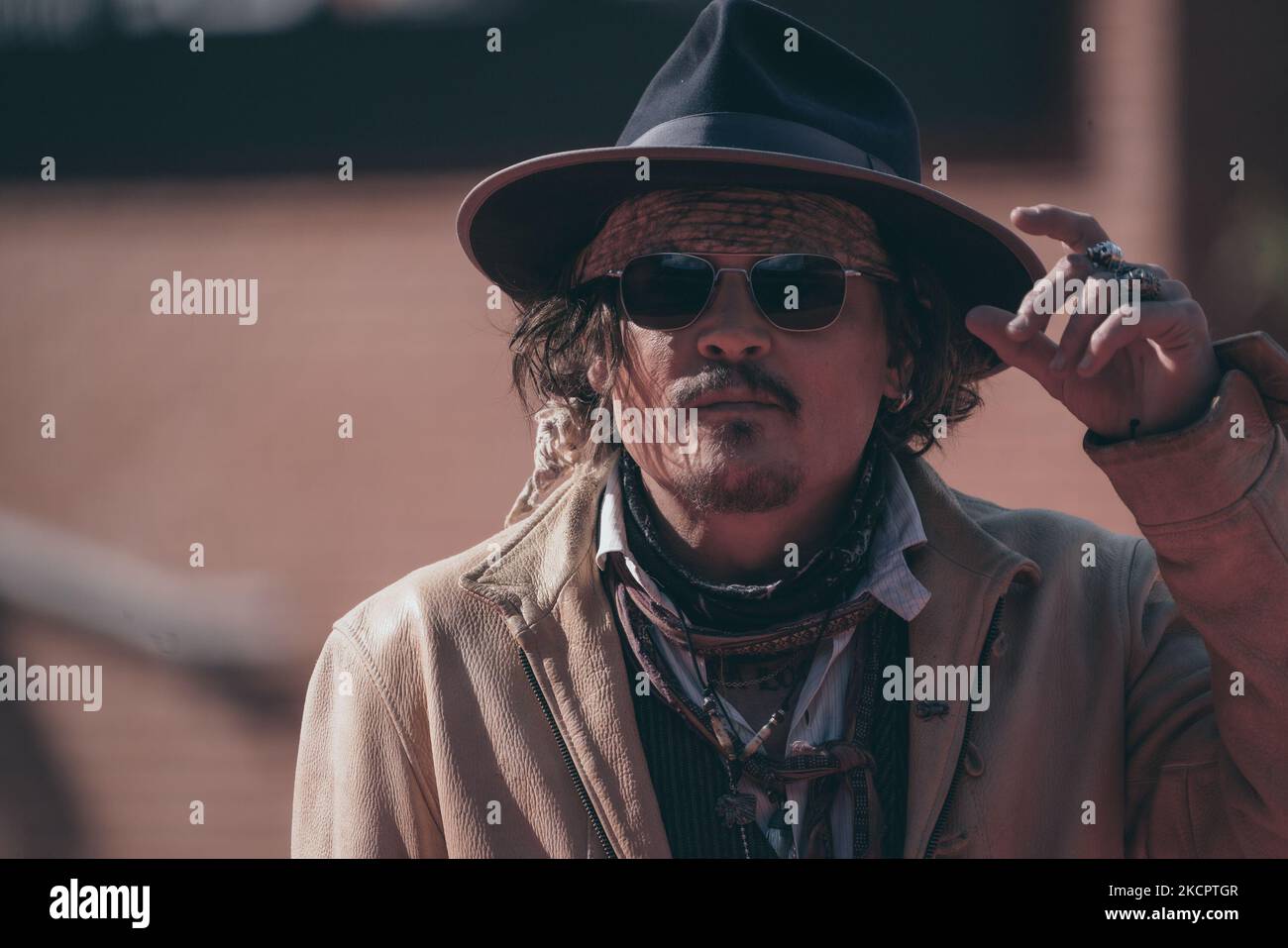 Johnny Depp attends the red carpet of the movie "Puffins" during the ...