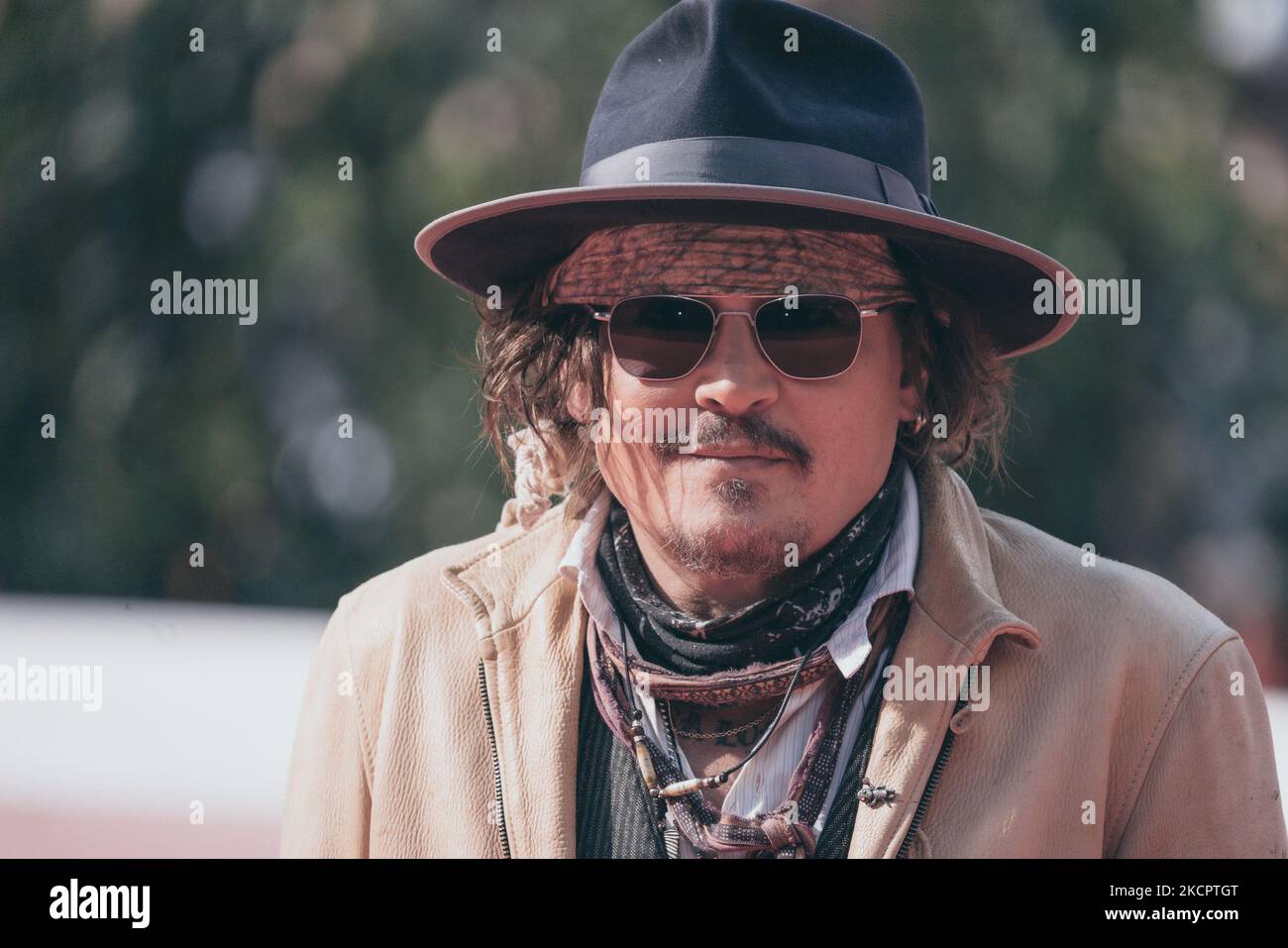 Johnny Depp attends the red carpet of the movie "Puffins" during the ...