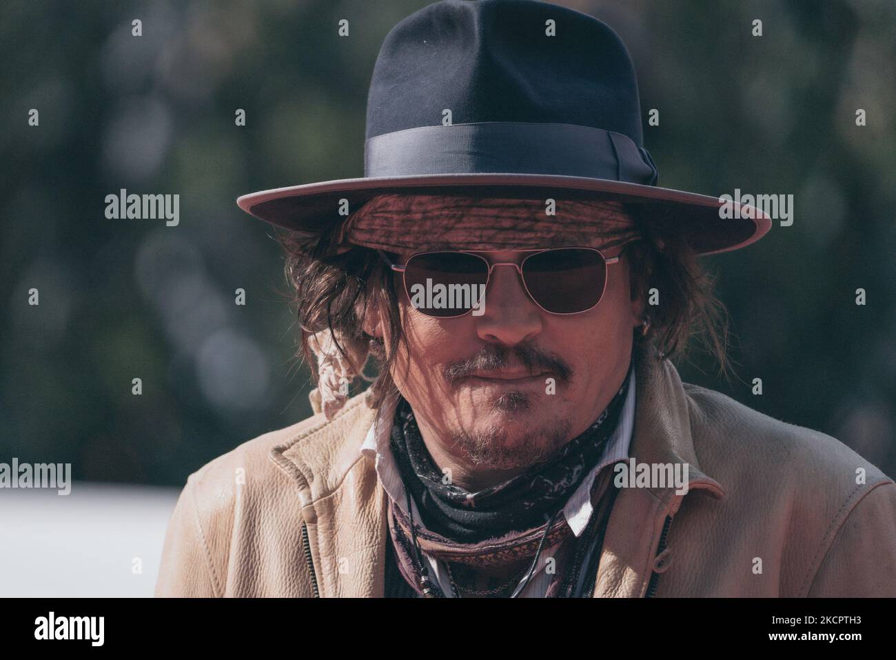 Johnny Depp attends the red carpet of the movie "Puffins" during the ...