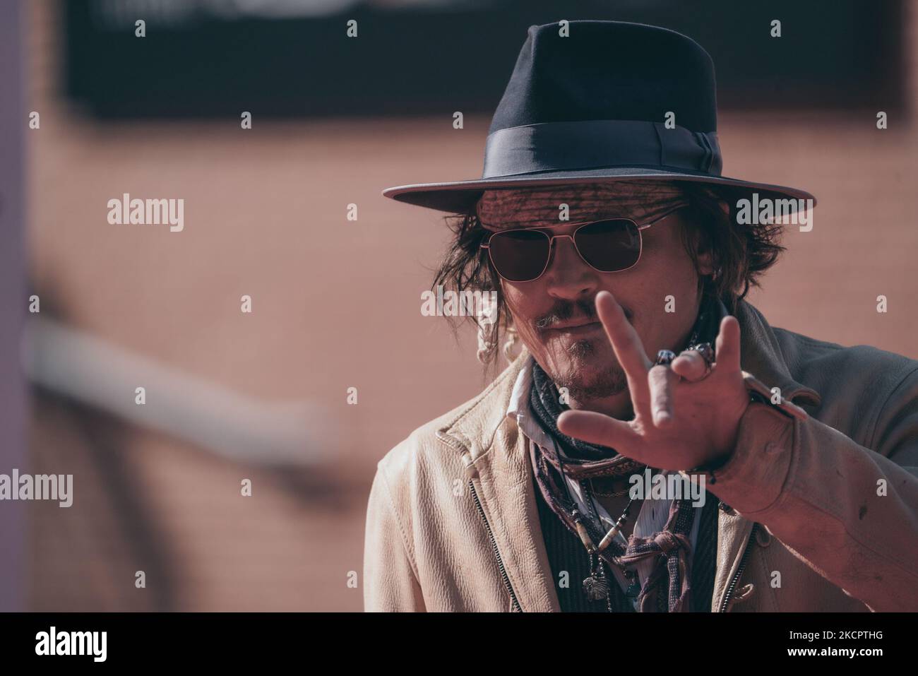 Johnny Depp attends the red carpet of the movie "Puffins" during the ...