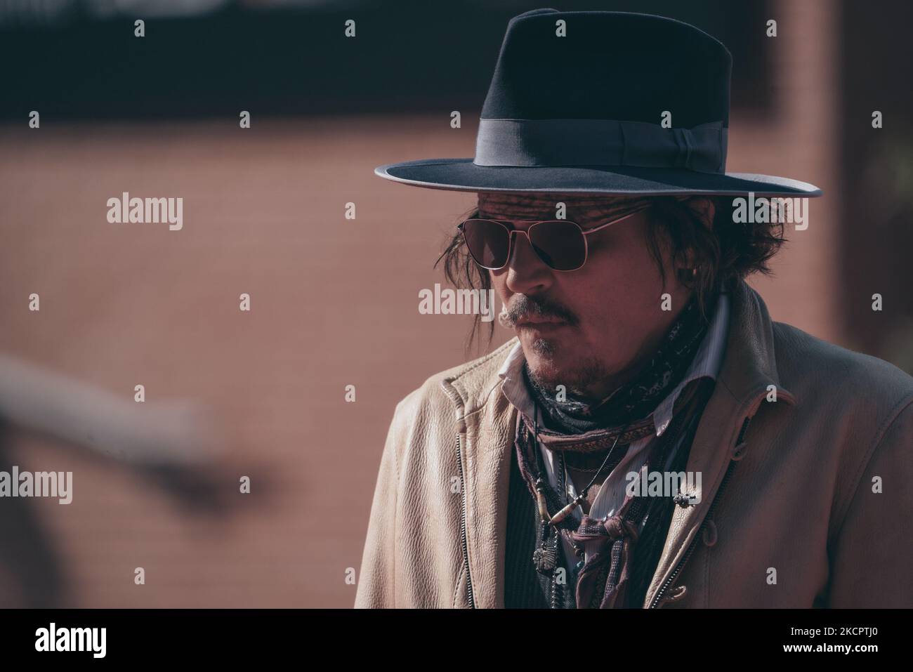 Johnny Depp attends the red carpet of the movie "Puffins" during the ...