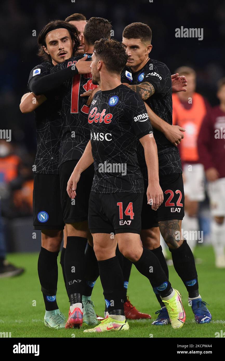 Ssc napoli players celebrate hi-res stock photography and images - Alamy