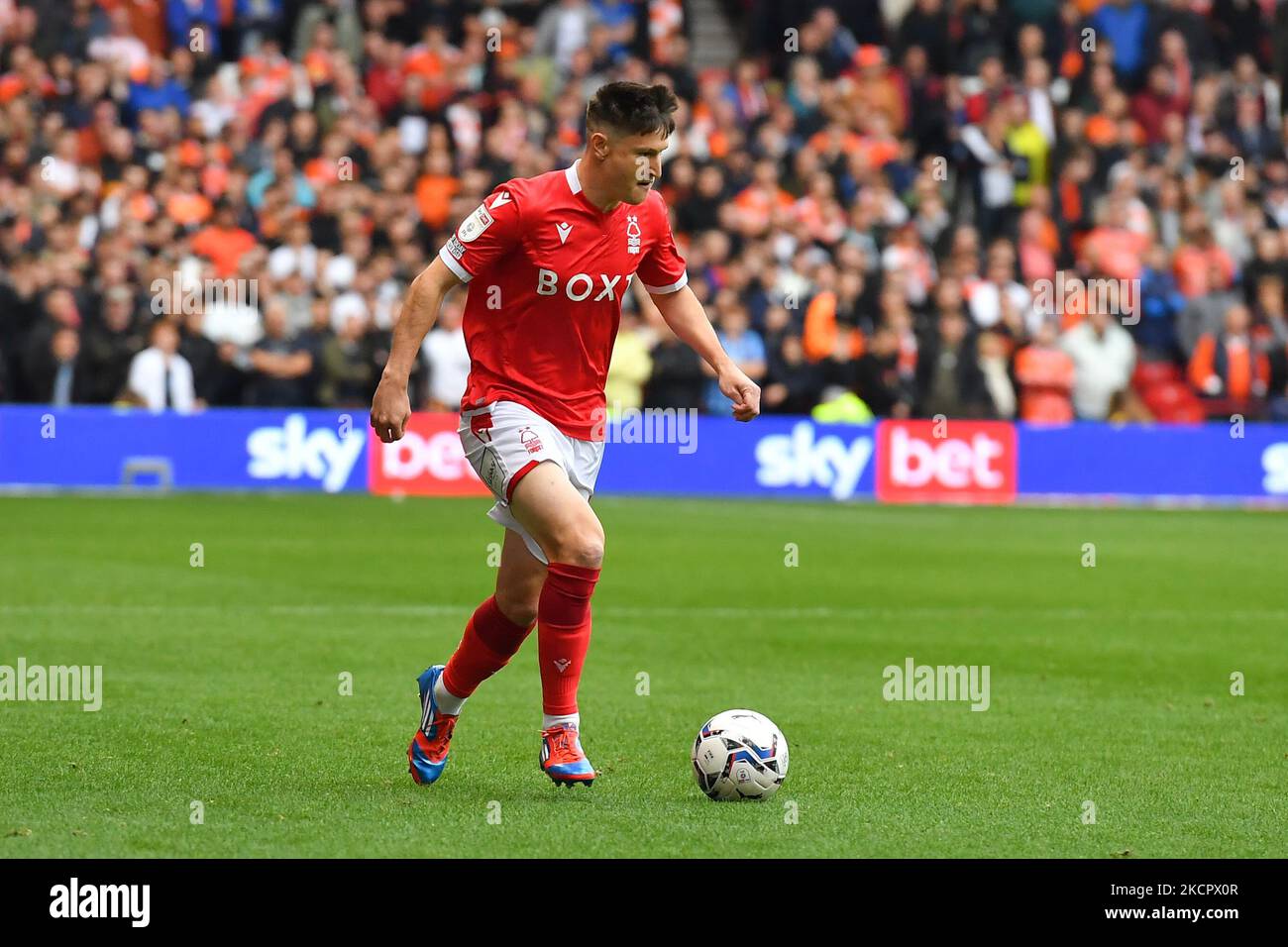 Joe Lolley of Nottingham Forest during the Sky Bet Championship match ...