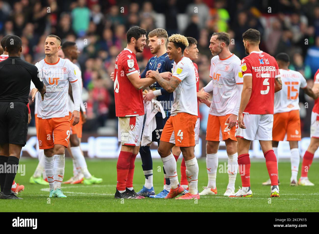 Scott McKenna of Nottingham Forest and former Forest teammate, Jordan ...