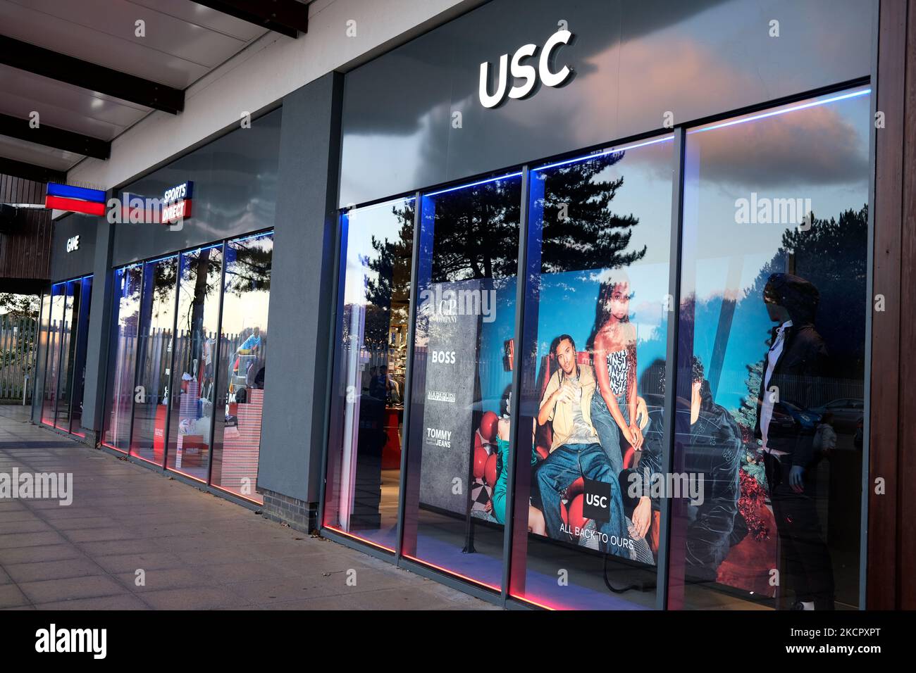 sports direct retail shop in westwood cross shopping centre,east kent ...