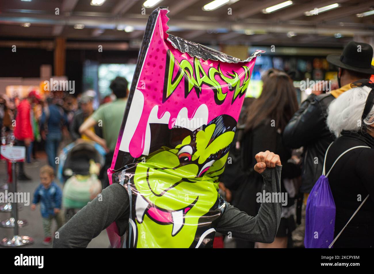 A fan of Colombia's candy Dracula Popsicle ice cream (Paleta Dracula ...