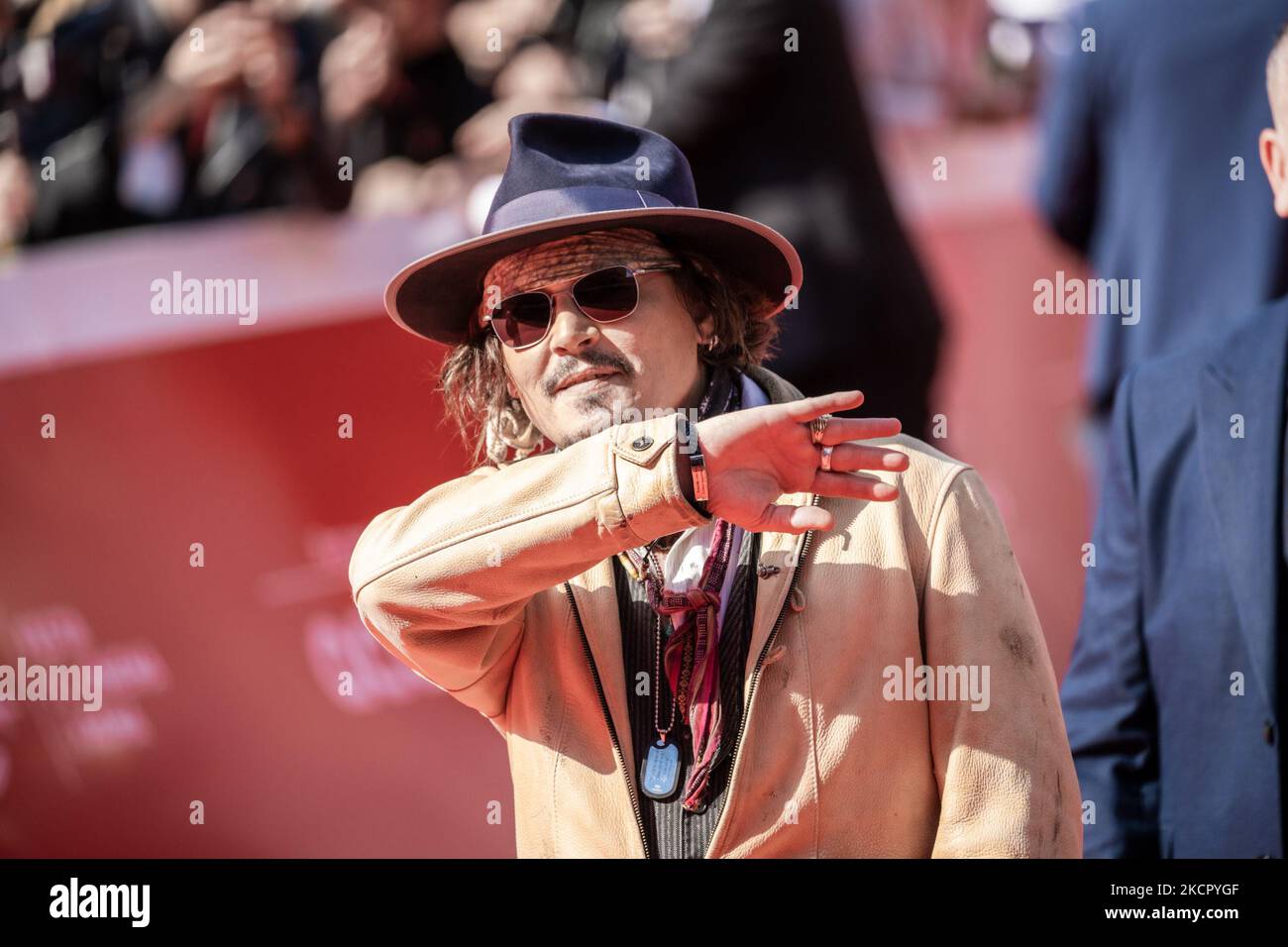 Johnny Depp attends the red carpet of the movie "Puffins" during the ...
