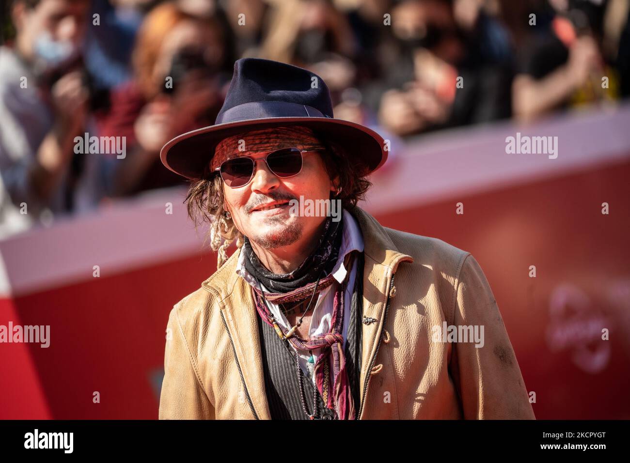Johnny Depp attends the red carpet of the movie "Puffins" during the ...