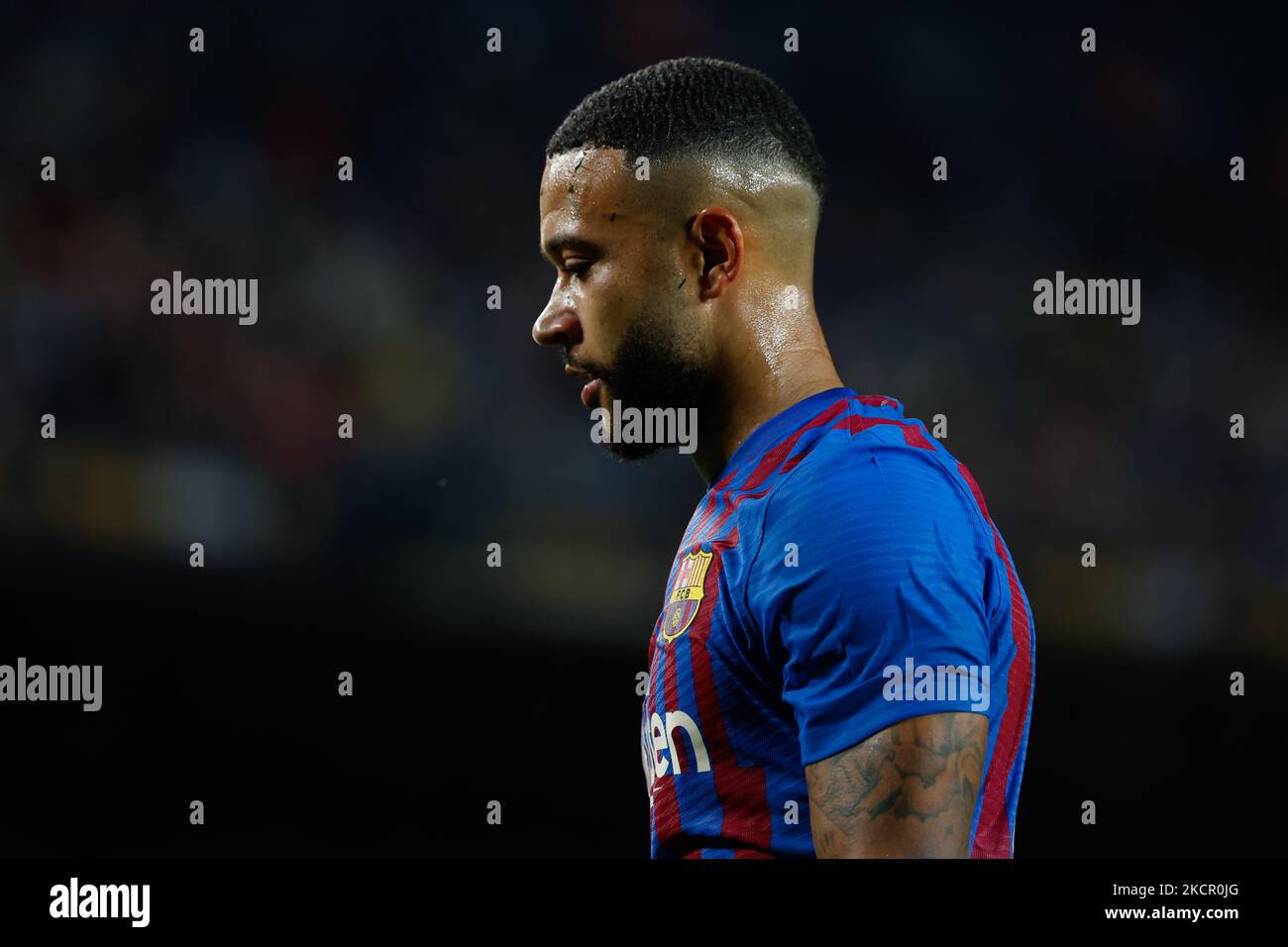 Memphis Depay of FC Barcelona during the Liga match between FC ...