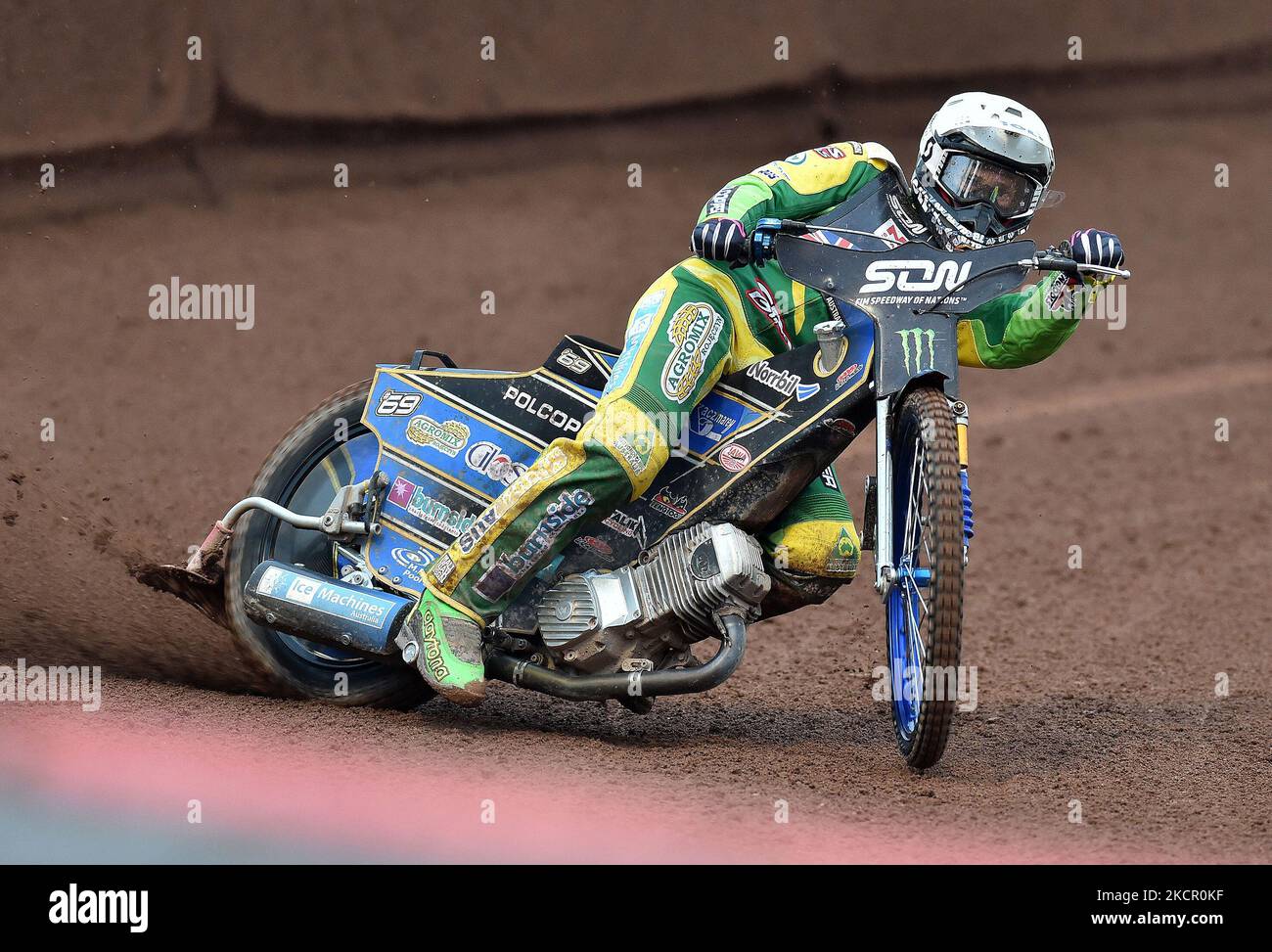Jason Doyle of Australia during the Monster Energy FIM Speedway of ...