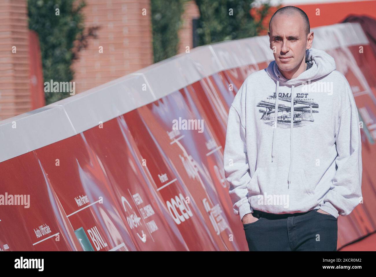 Cartoonist Michele Rech aka Zerocalcare poses for photo during the 16th ...