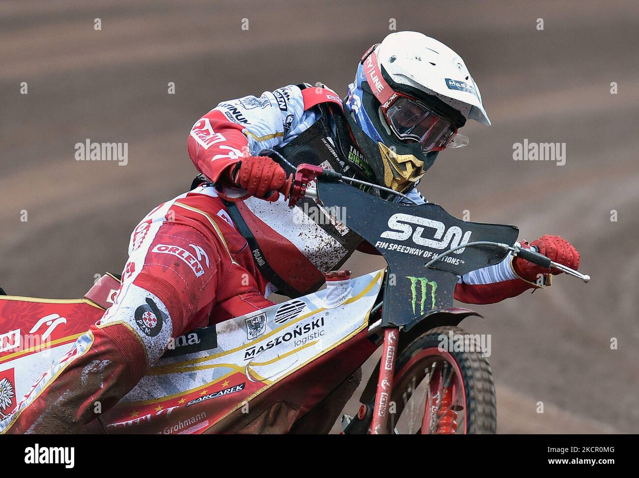 Maciej Janowski of Poland during the Monster Energy FIM Speedway of ...