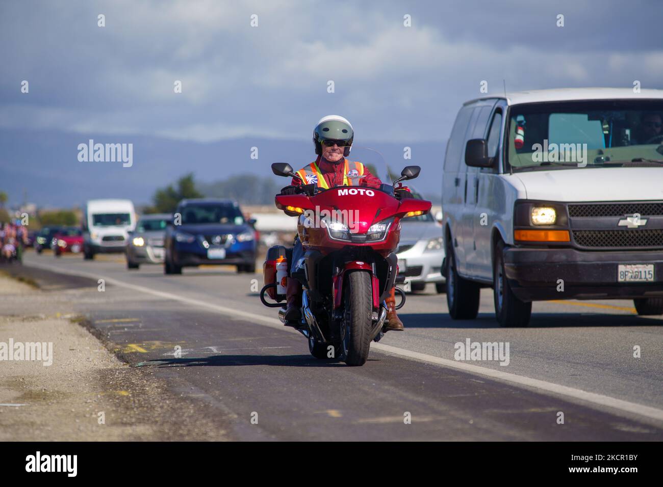 Disabled veteran and first responder cyclists are seen as they ...