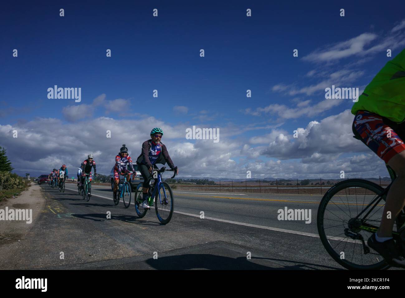 Disabled veteran and first responder cyclists are seen as they ...