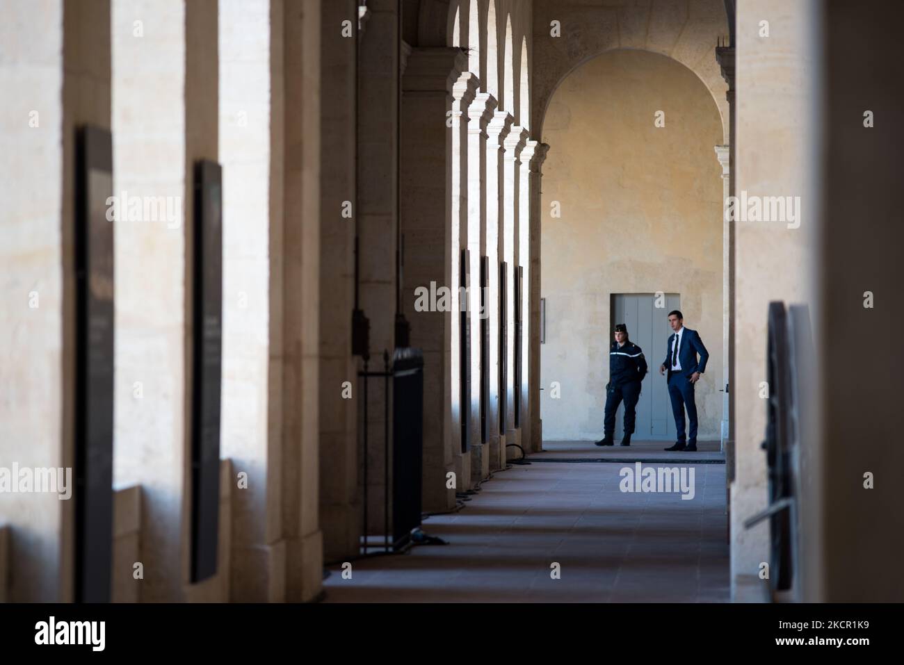 The first floor terrace at the Hotel des Invalides on the occasion of ...