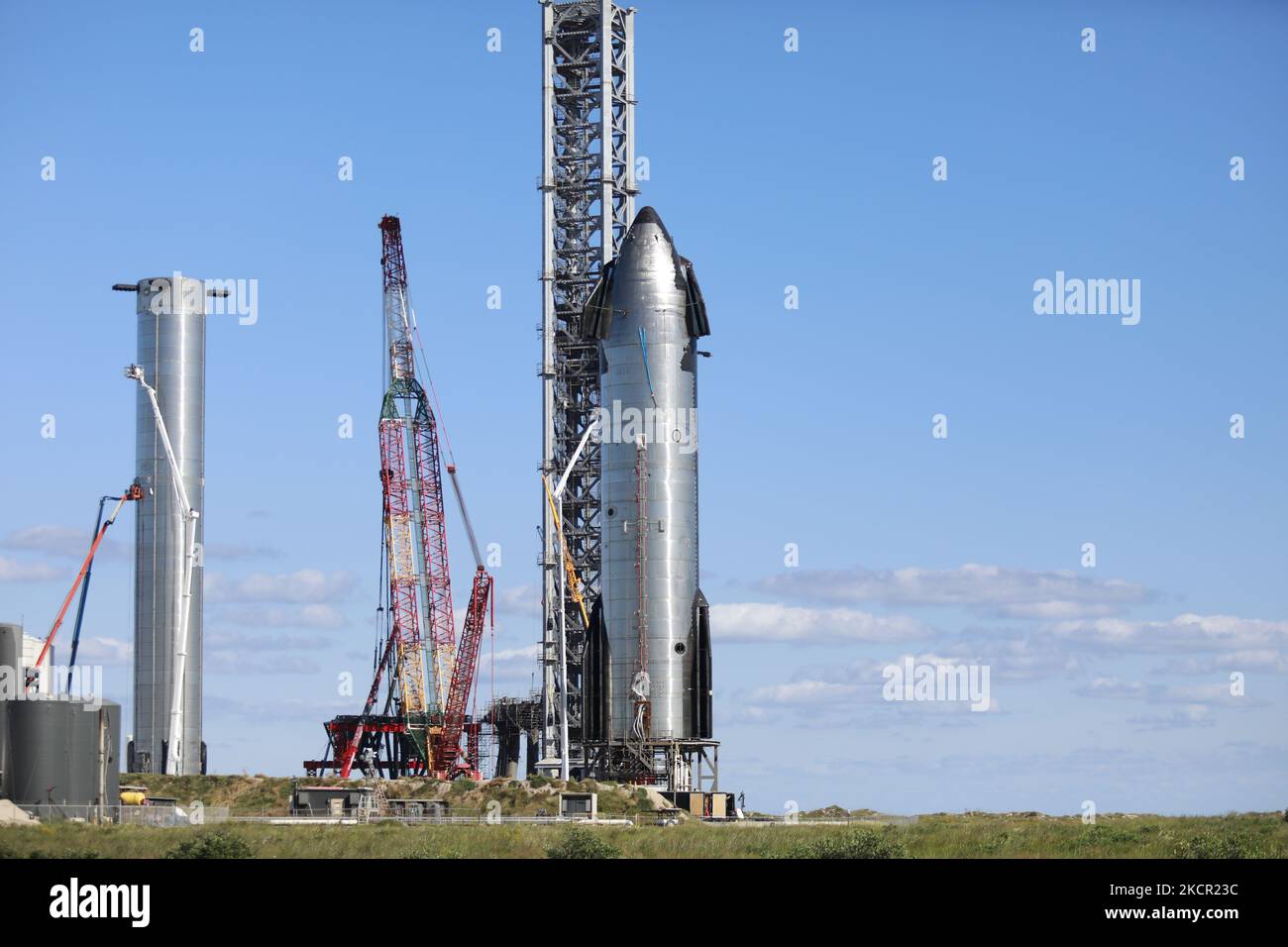 SpaceX S20 sits in Boca Chica, Texas awaiting further testing on ...