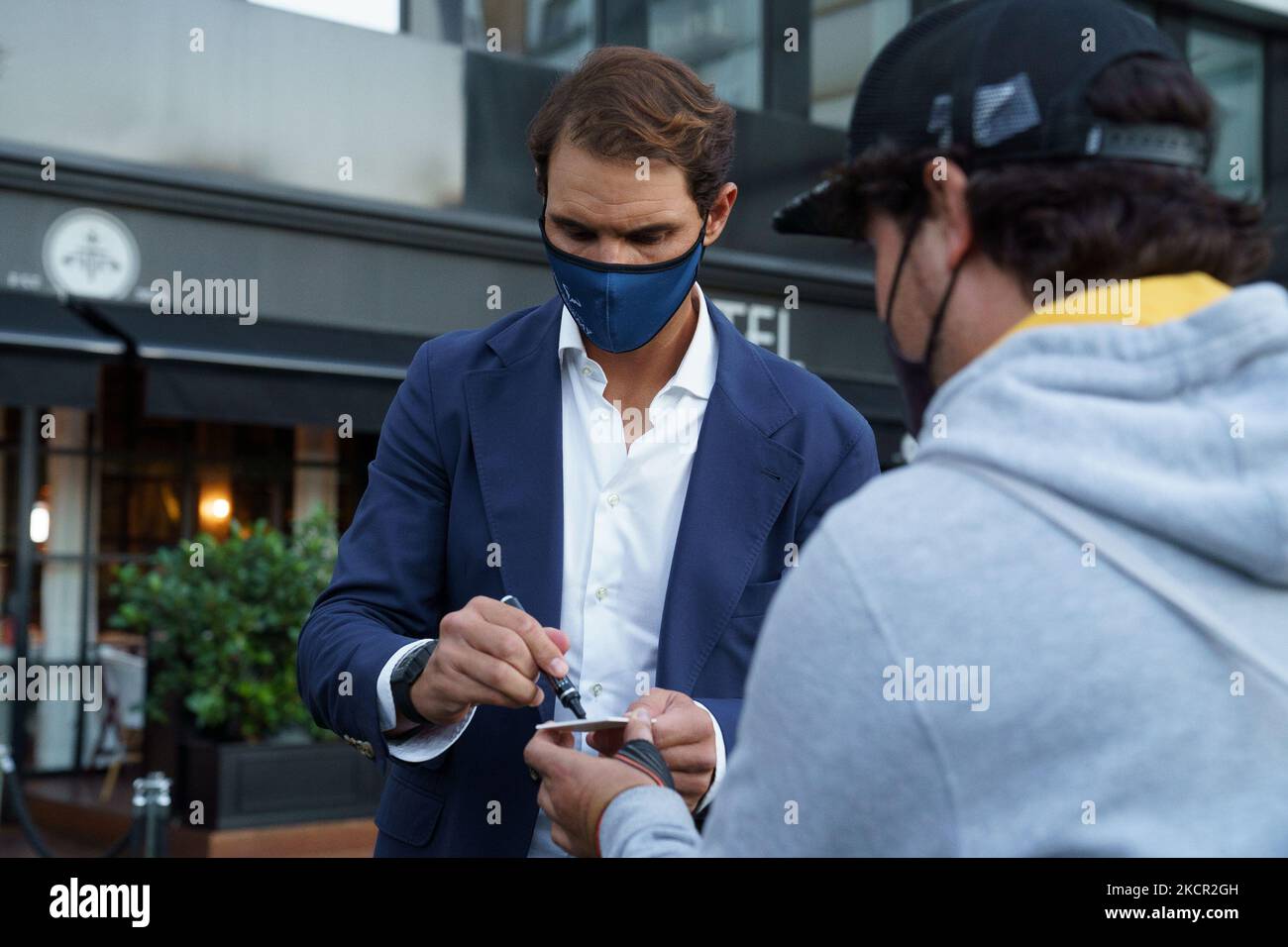 Tennis player Rafa Nadal attends the presentation of the new venues of ...