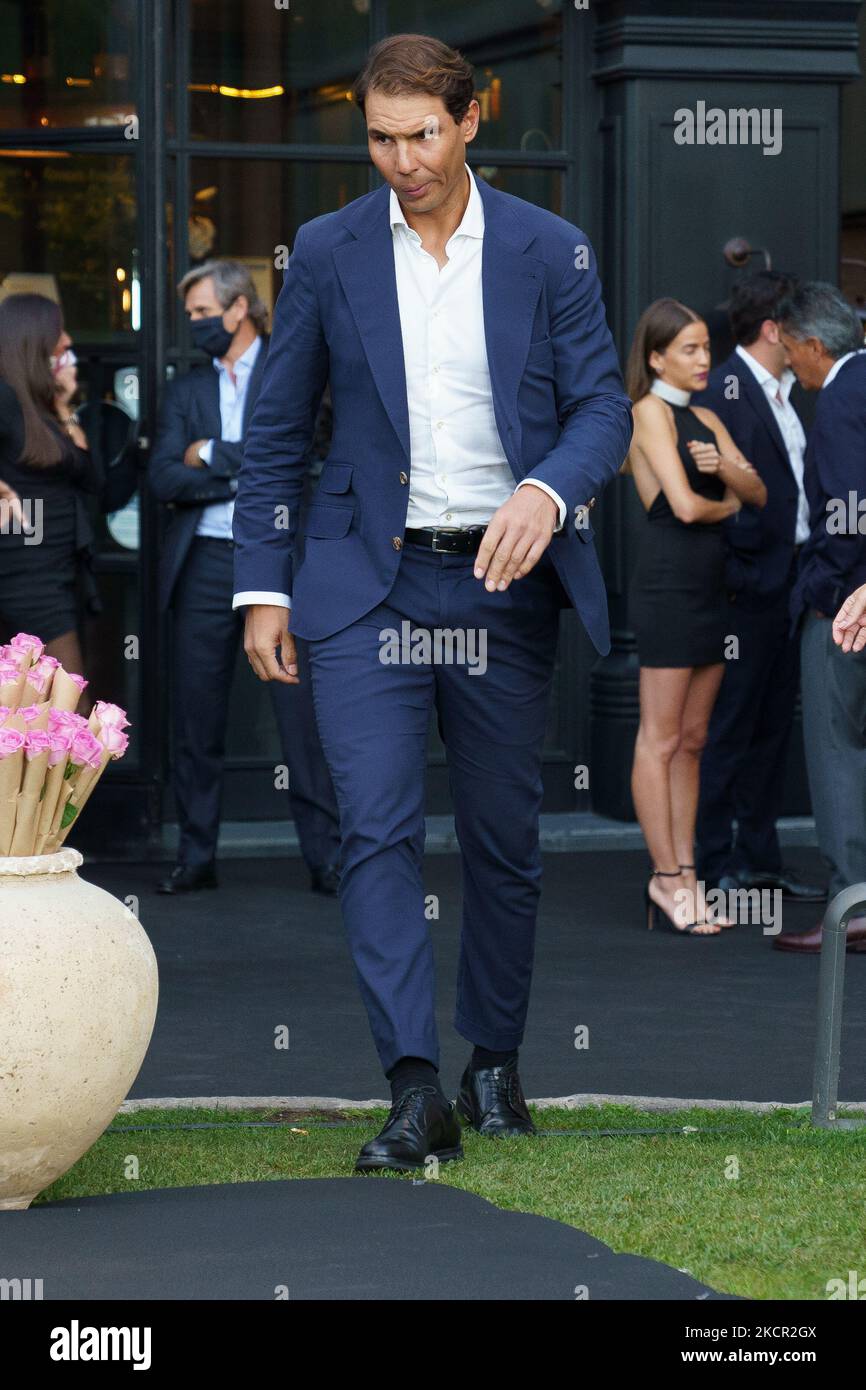 Tennis player Rafa Nadal attends the presentation of the new venues of ...