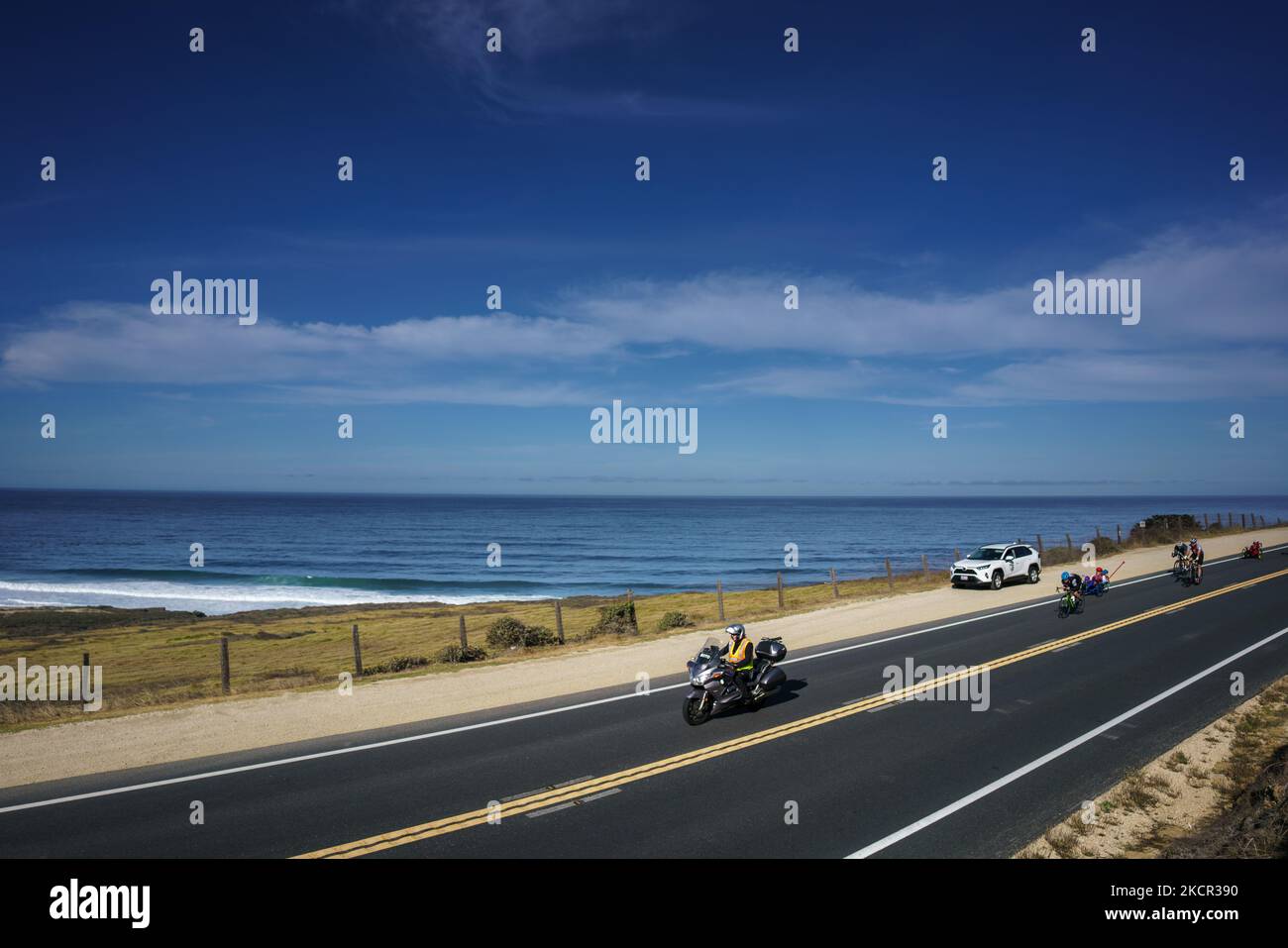 Disabled veteran and first responder cyclists are seen as they ...
