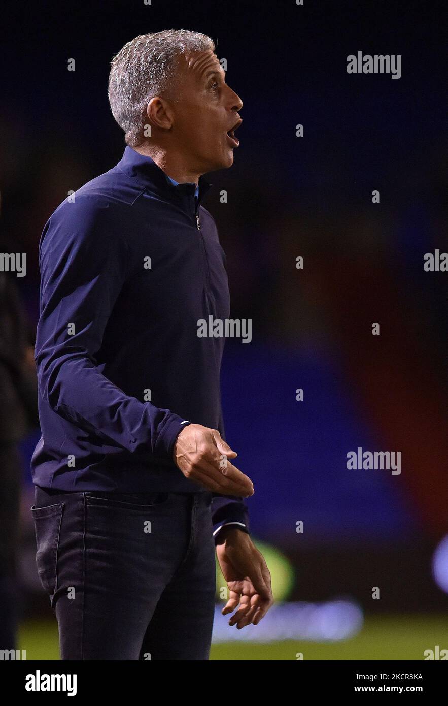 Keith Curle (Manager) of Oldham Athletic during the Sky Bet League 2 ...
